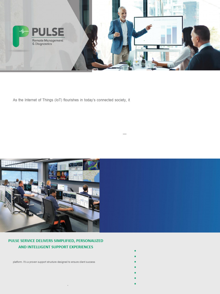 Pulse Service Broucher | PDF | Internet Of Things | Computing