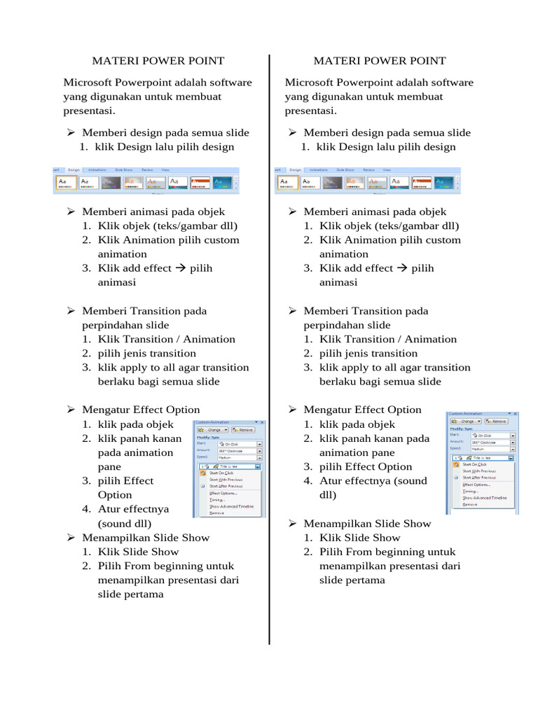Materi Power Point | PDF