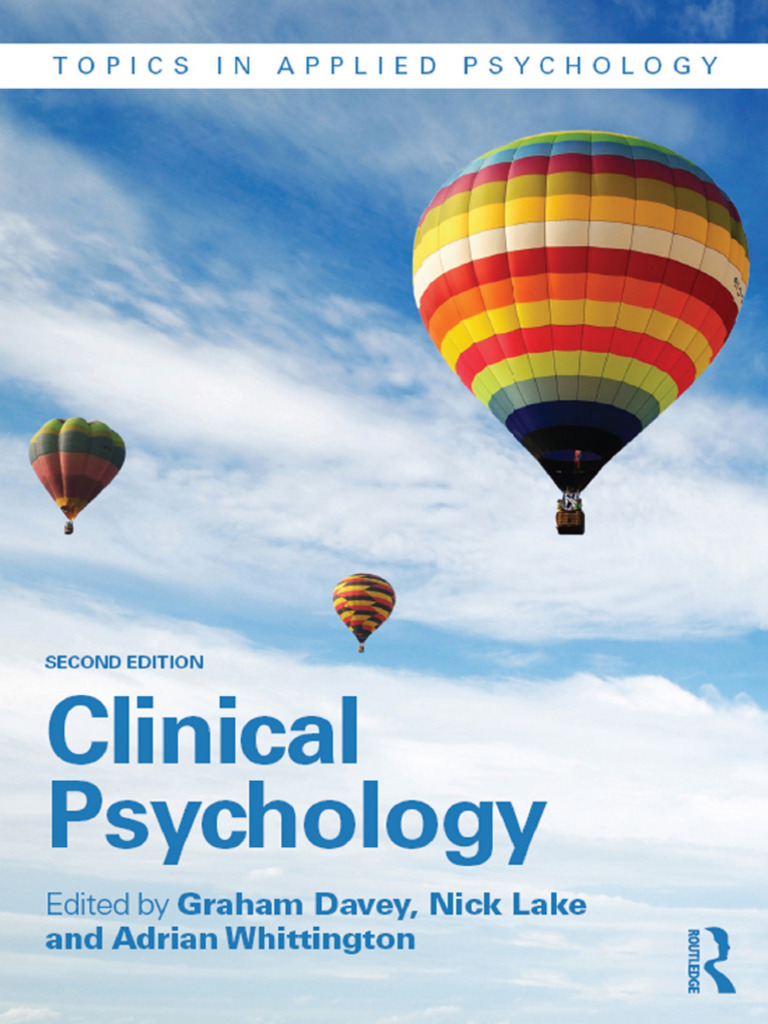 Clinical Psychology Second Edition 2nbsped 1848722214 9781848722217 ...