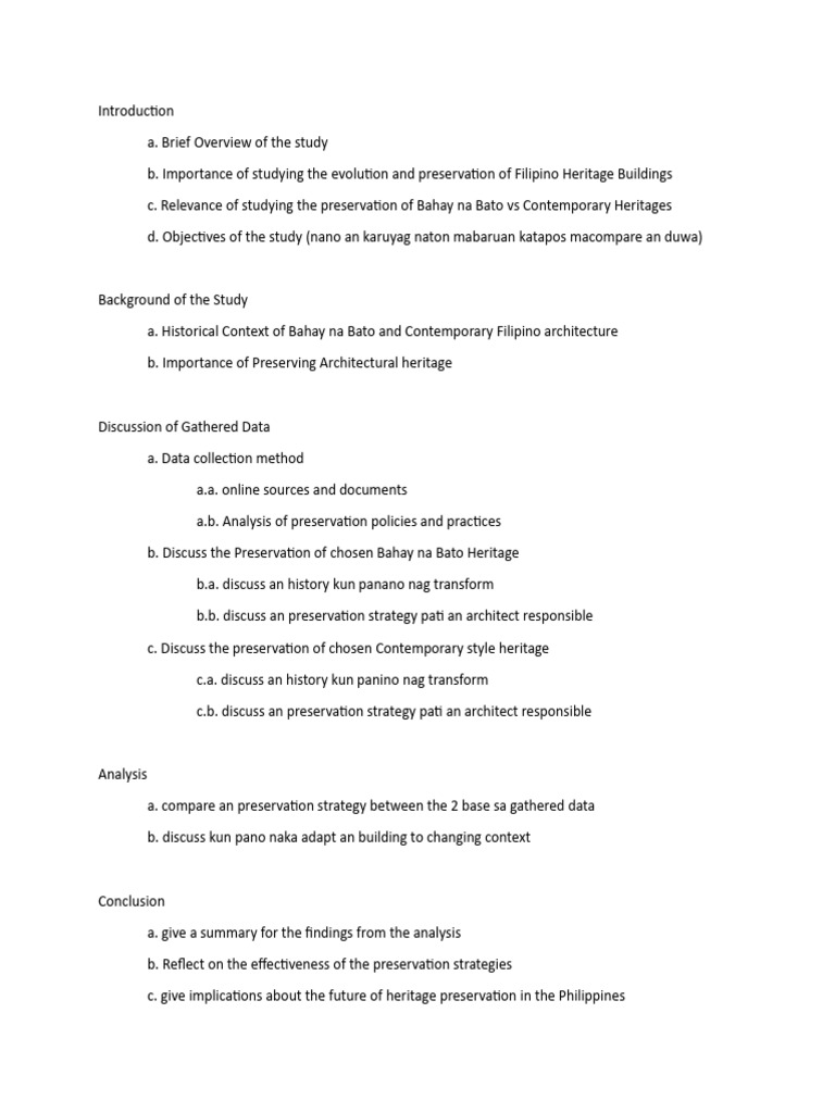 Case-Study-outline | PDF