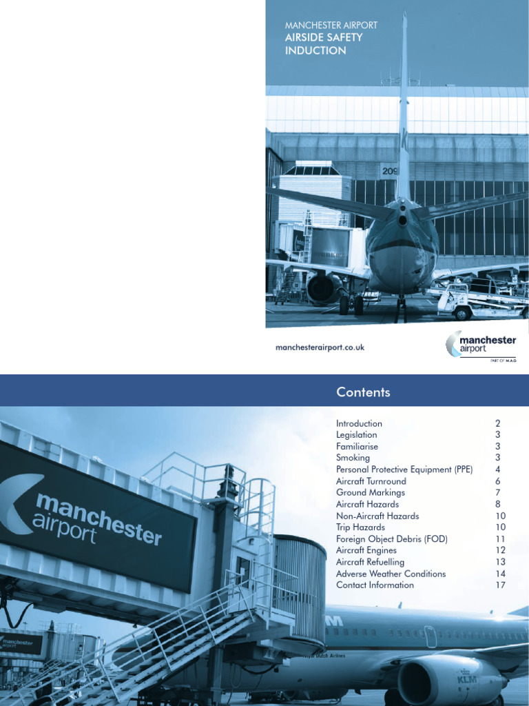 Manchester Airport Airside Safety Guide | PDF | Foreign Object Damage ...