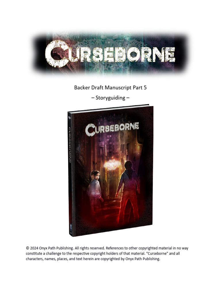 Curseborne Draft Manuscript 5 | PDF | Romance (Love) | Horror Fiction