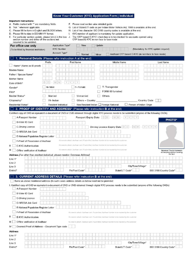 Individual Kyc | PDF