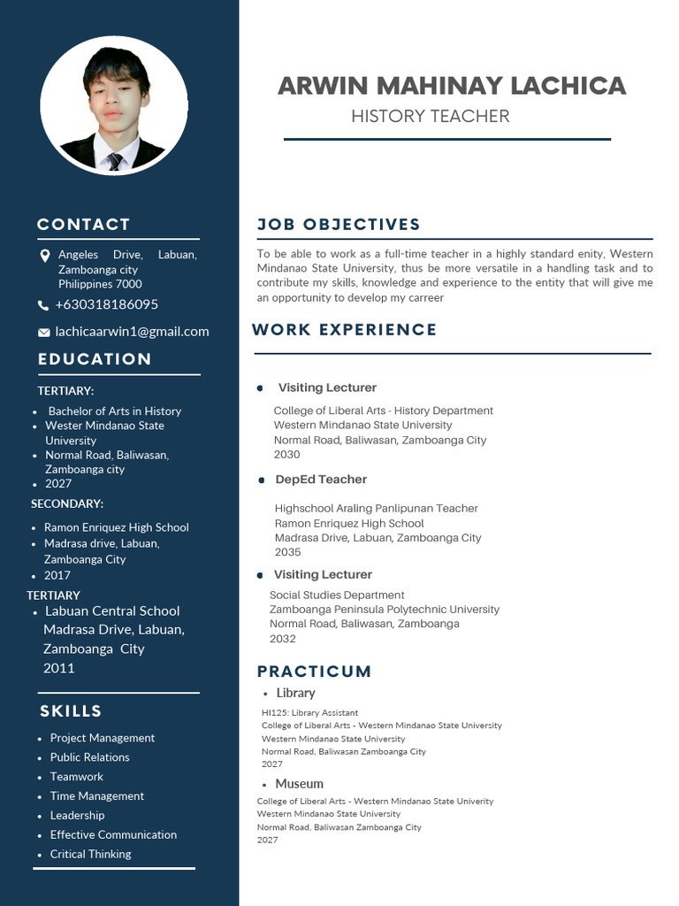 Blue Simple Professional CV Resume - 20241216 - 163615 - 0000 | PDF