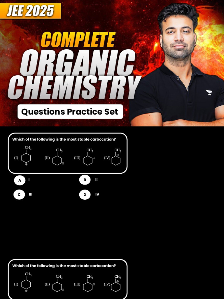 Organic Chemistry Practice Questions | PDF | Chemical Reactions ...