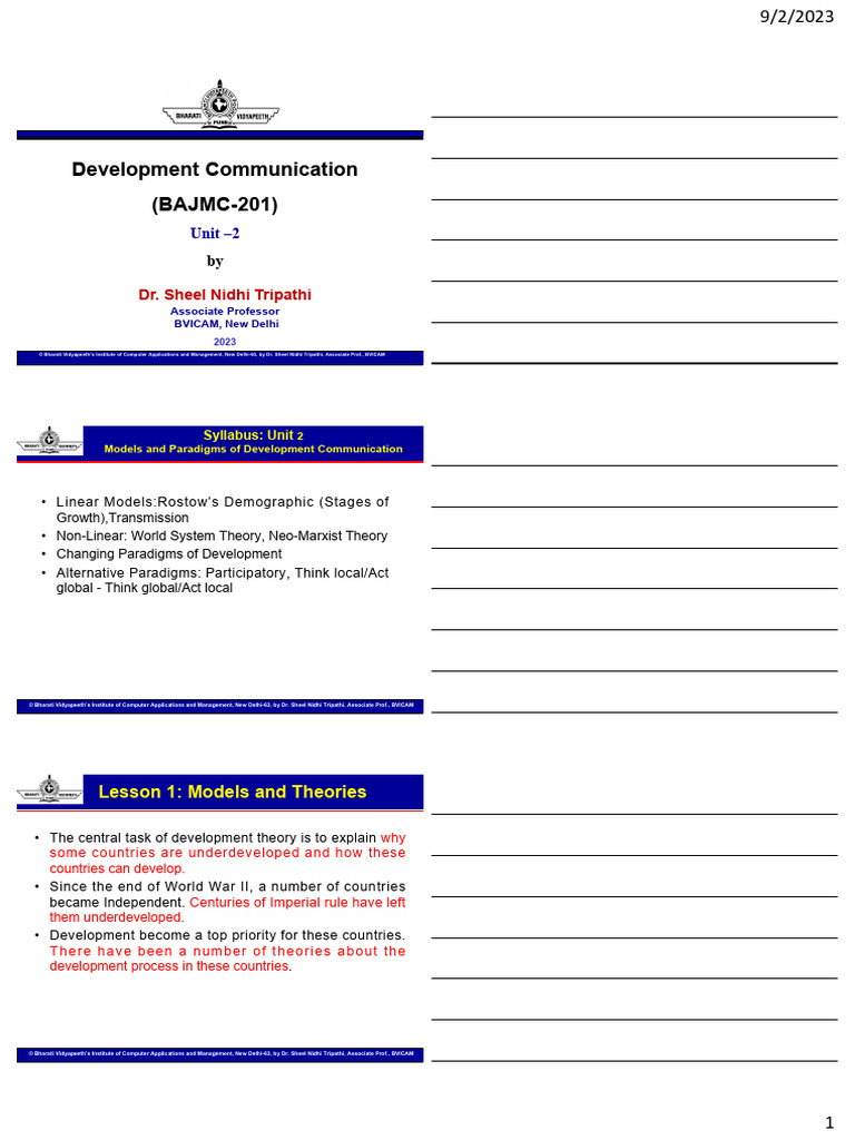 DC_201_Unit 2 | PDF | World Systems Theory | Political Science