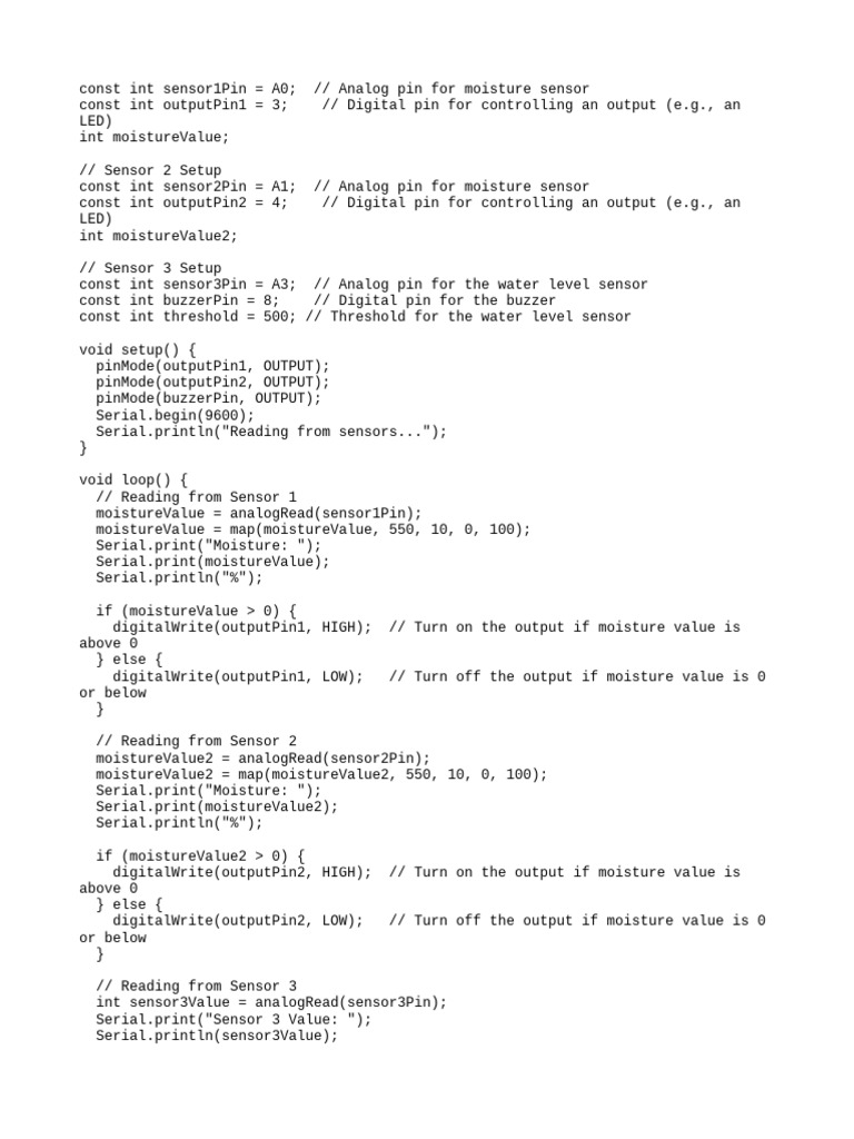 Arduino Test Final No LCD | PDF
