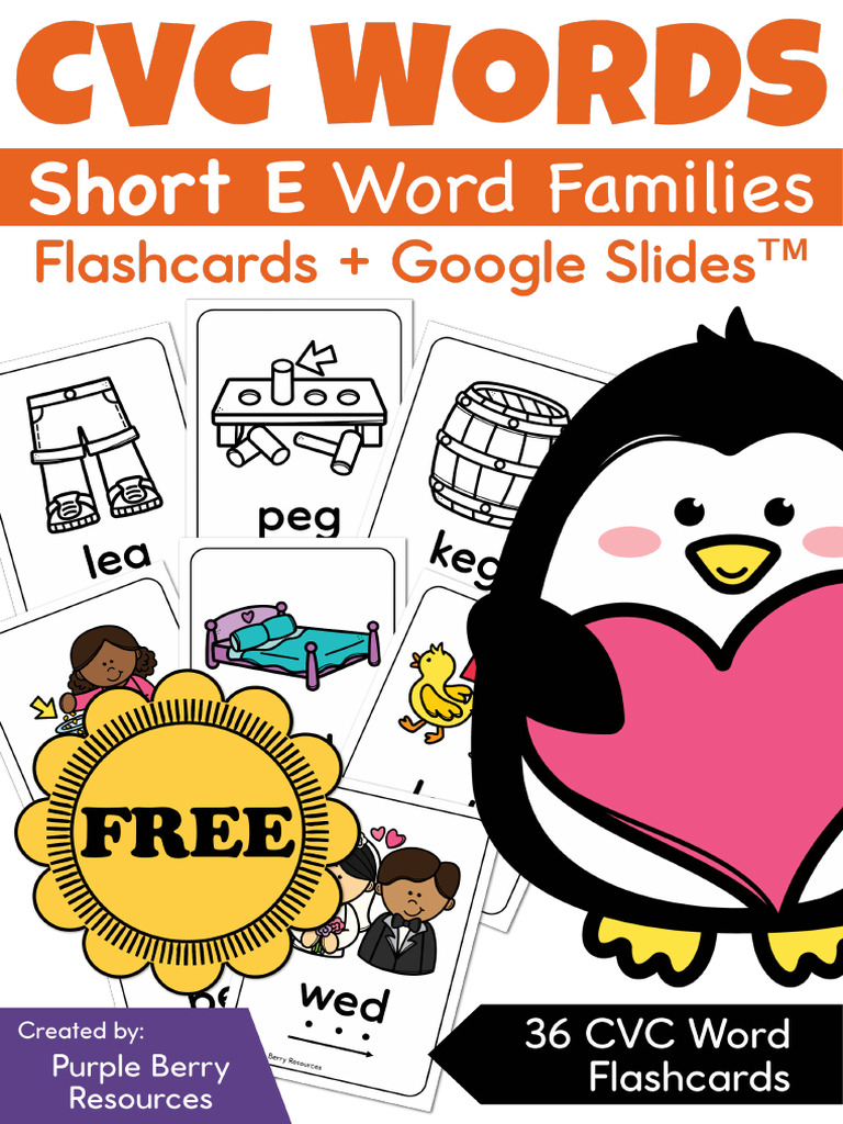 Short e Words | PDF