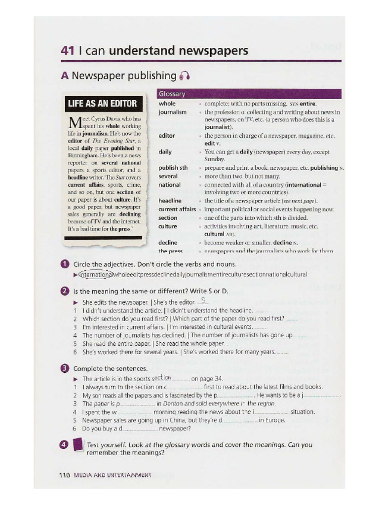 L2I - Ch8 - Media and Entertainment | PDF