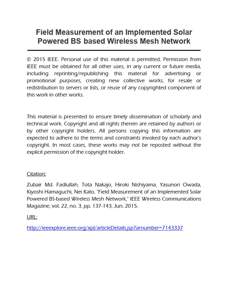 2015-IEEE-Zubair | PDF | Photovoltaic System | Energy Harvesting