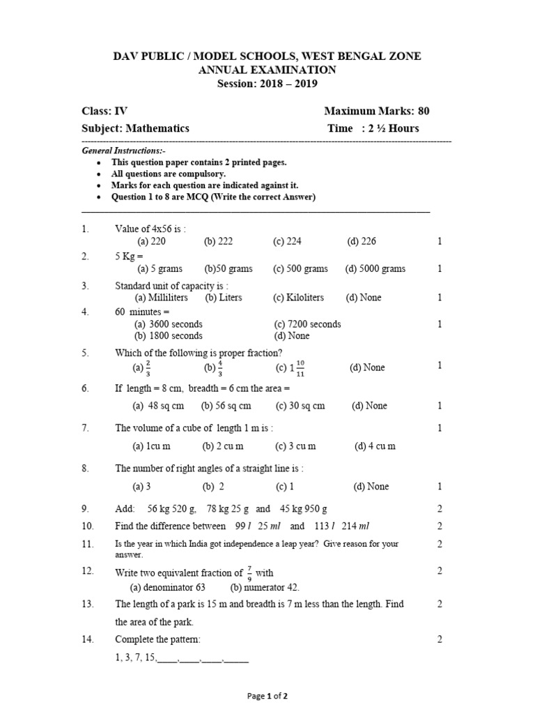 4math | PDF | Volume | Metrology