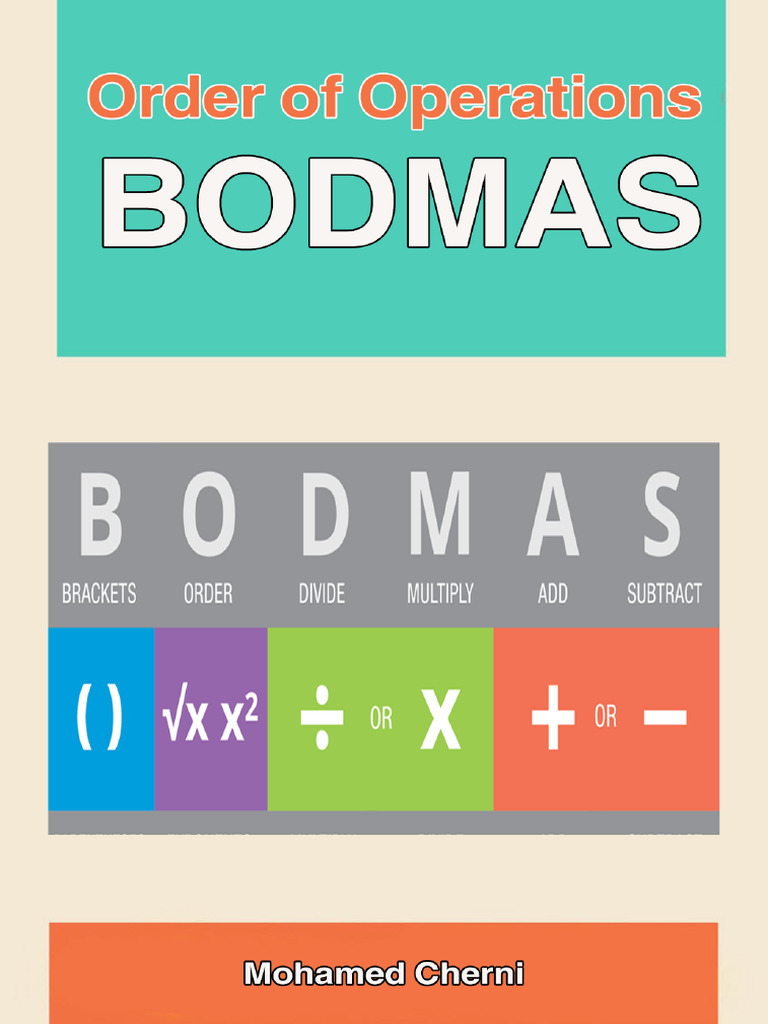 Order of Operations - BODMAS | PDF