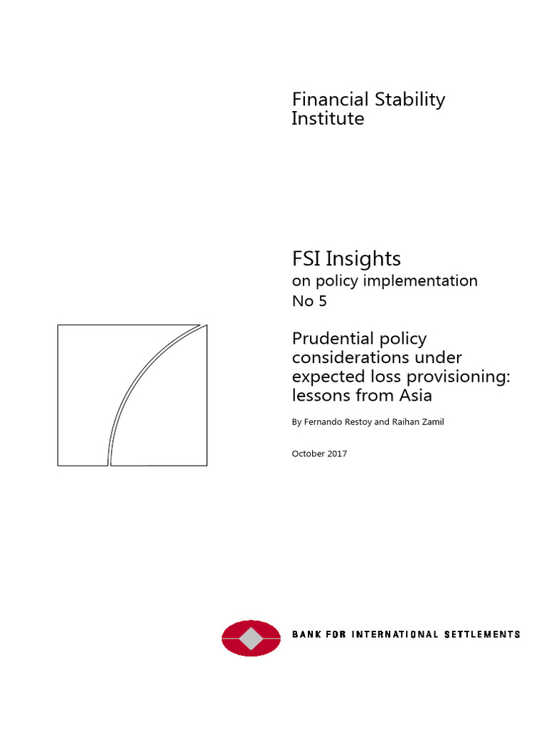 FSI Insight n5 - Prudential Policy Under ECL - 2017 | PDF ...