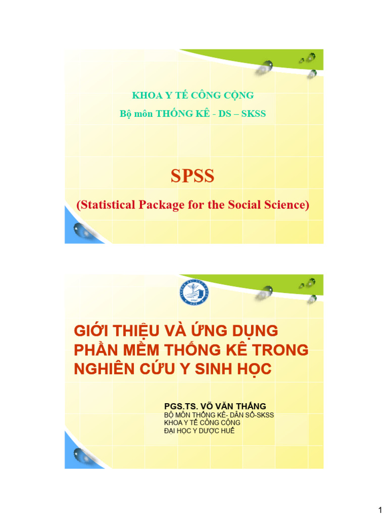 0.SPSS - Gioithieu (2021) Corona | PDF