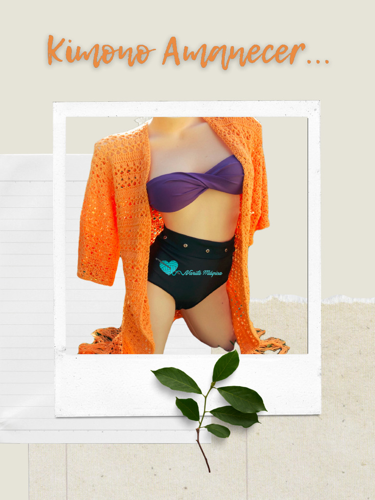 Kimono Amanecer | PDF | Ropa