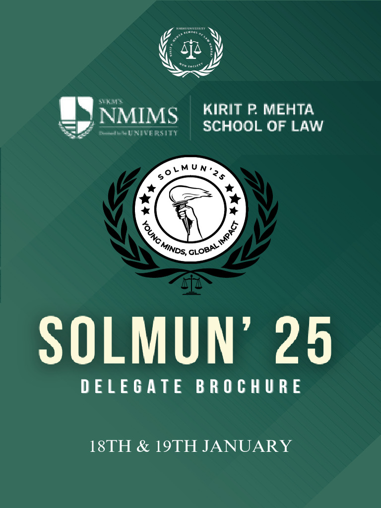 Solmun'25 Delegate Brochure | PDF