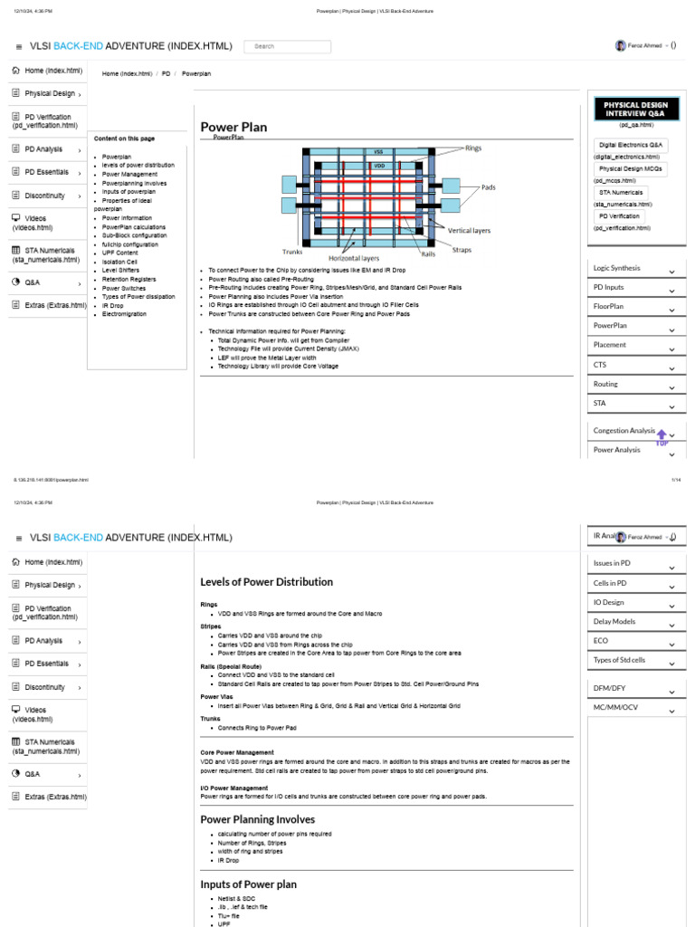 Power Planning in VLSI Design | PDF | Mosfet | Logic Gate