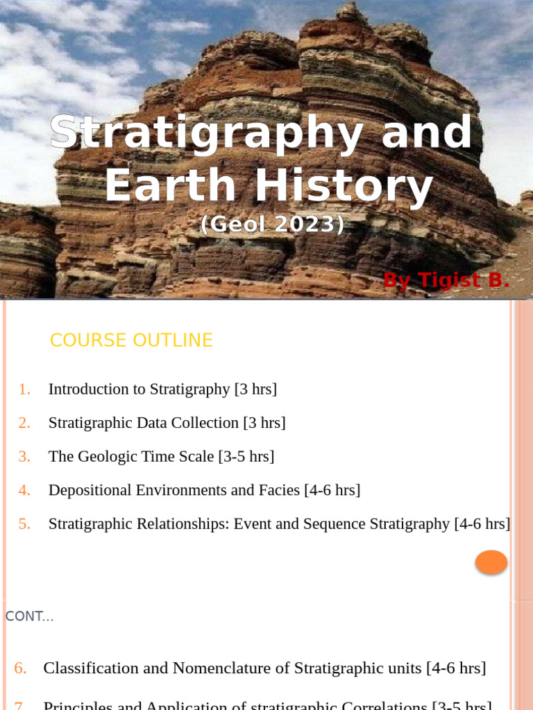 Stratigraphy and Earth History 1 | PDF | Stratigraphy | Sedimentary Rock