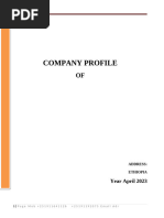 Construction Company Profile Template Word | PDF
