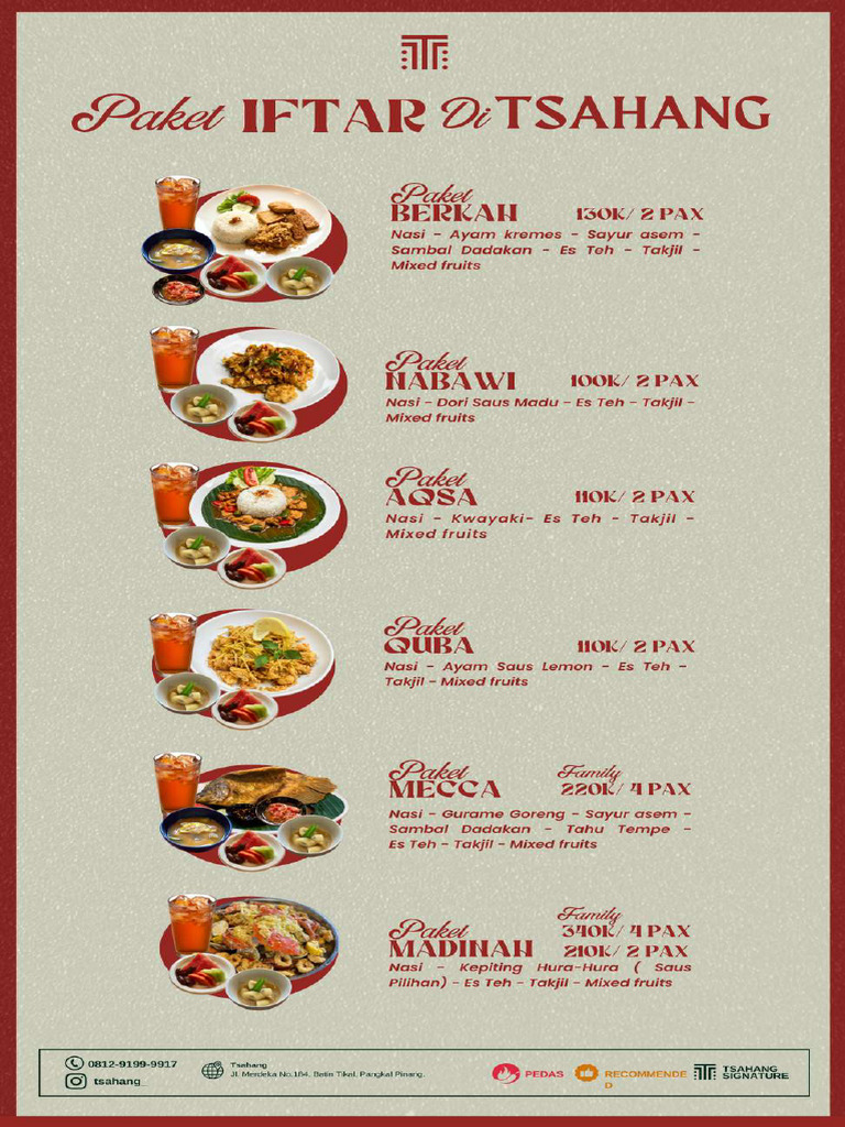 Tsahang Menu | PDF