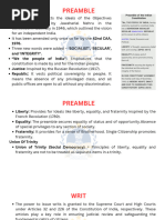 Polity Tricks & Mnemonics | PDF