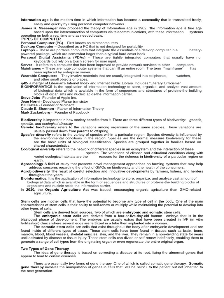 GEC 7 - Final Exam Coverage | PDF | Nanotechnology | Earth
