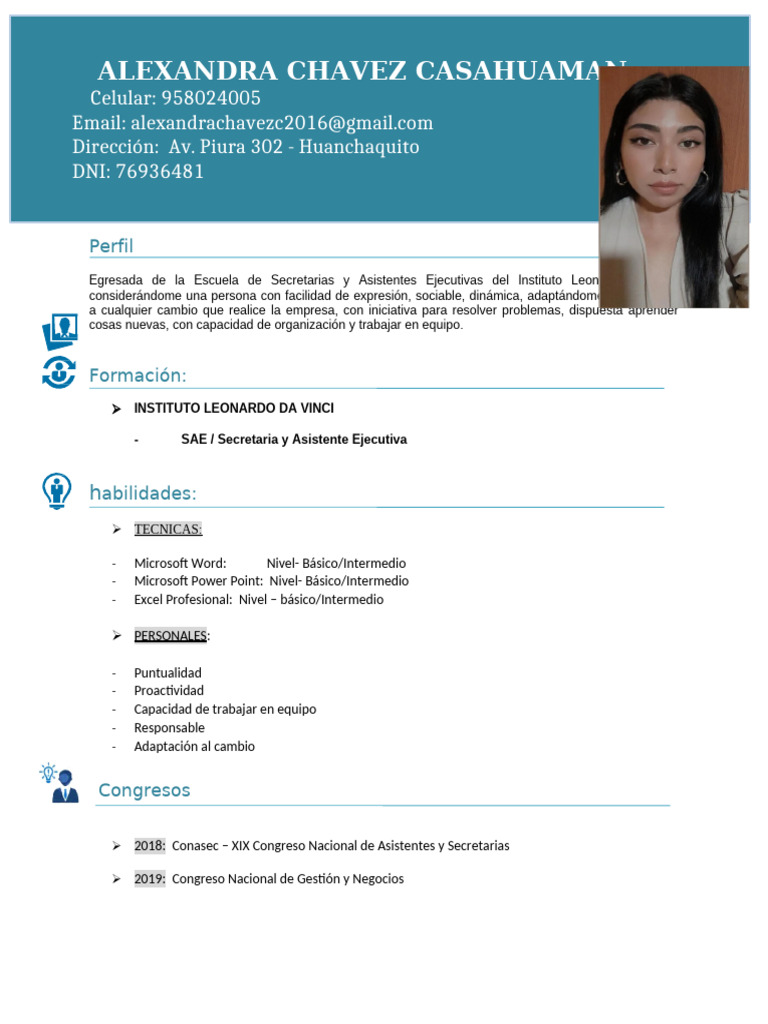 Modelo de cv | PDF