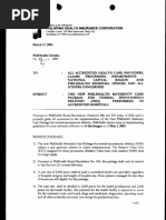 Philhealth Maternity Benefits Guide | PDF | Miscarriage | Childbirth