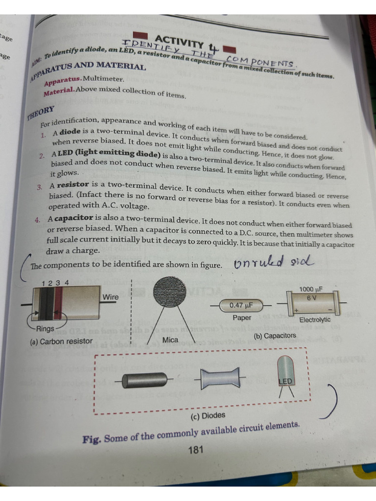 IDENTIFY THE COMPONENT | PDF