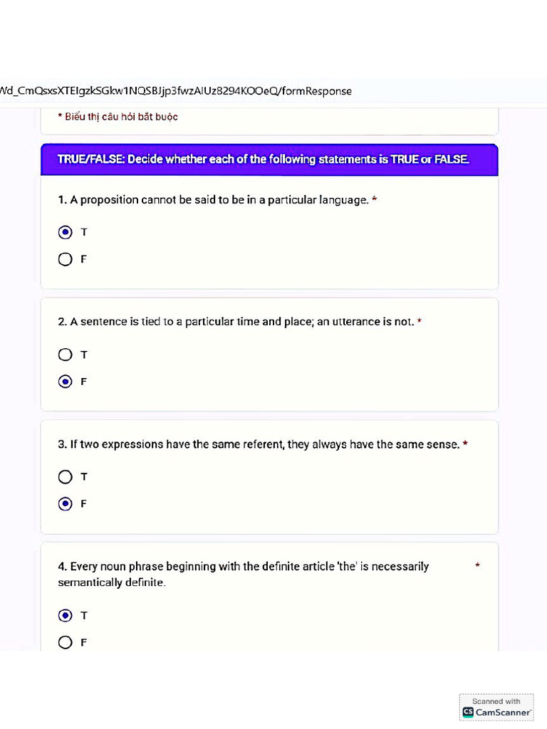 Ktr 1 ngữ nghĩa học | PDF