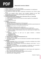 Tabela de Pressão Arterial na Pediatria | PDF | Hipertensão | Sistema ...