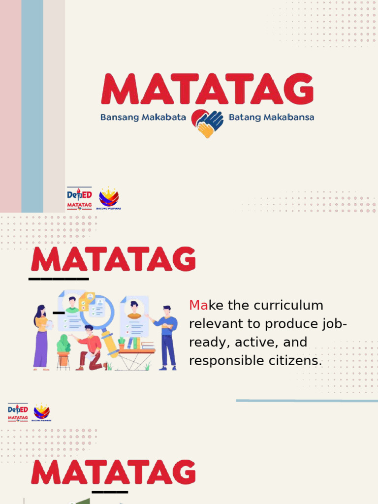 Mata Tag | PDF | Pedagogy | Curriculum