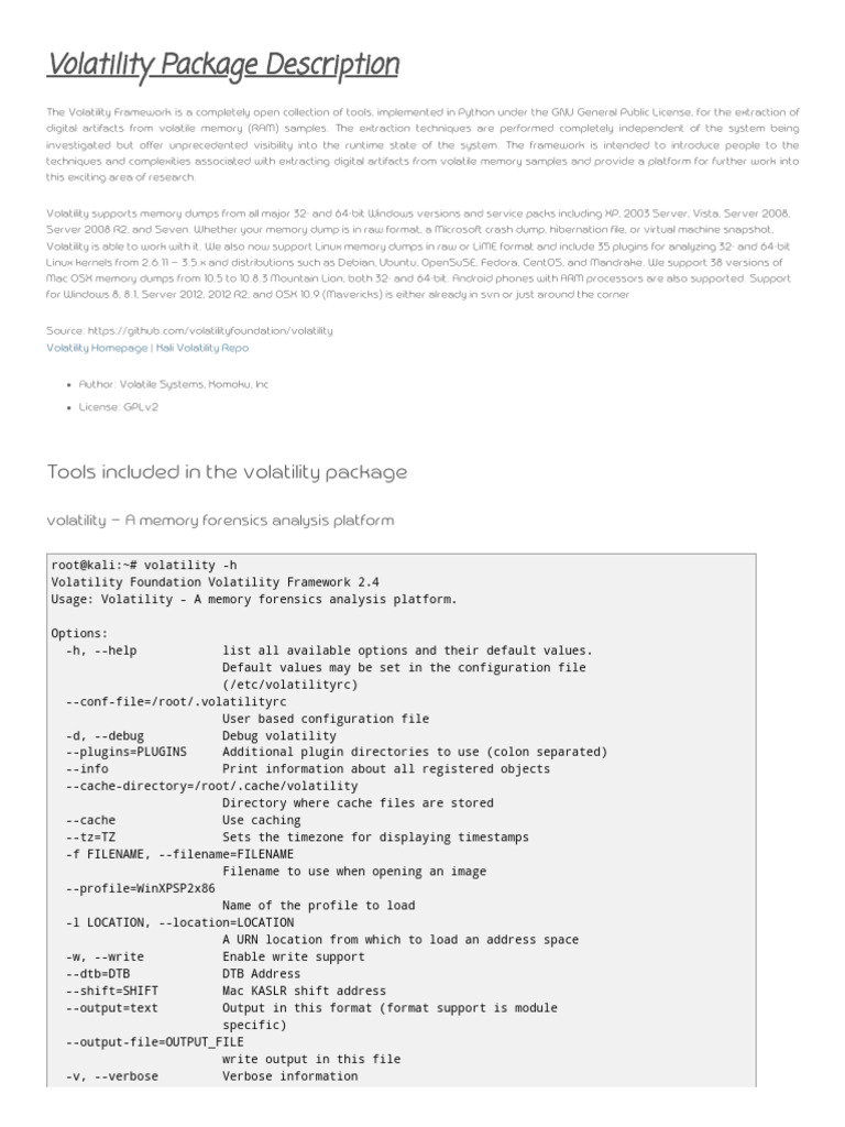 Forensics - 19. Volatility | PDF | Windows Registry | Linux