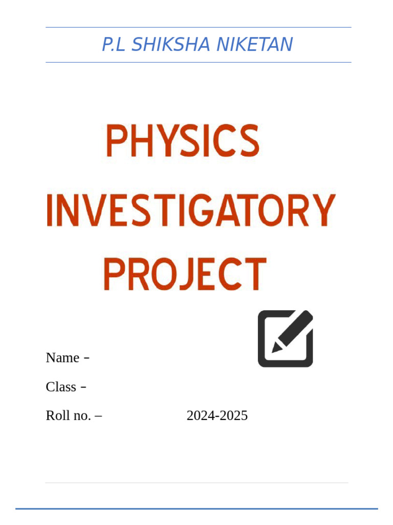 Physics_Investigatory_Project_Abhishek_c | PDF | Electromagnetic Induction | Electrodynamics