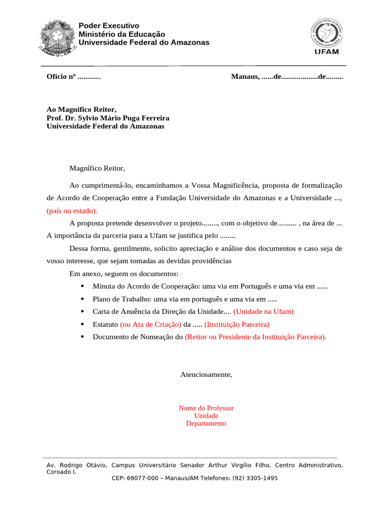 Oficio Solicitacao | PDF