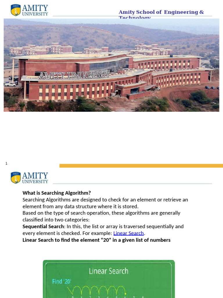 Searching Sorting Techniques Pdf Algorithms And Data Structures Computer Science