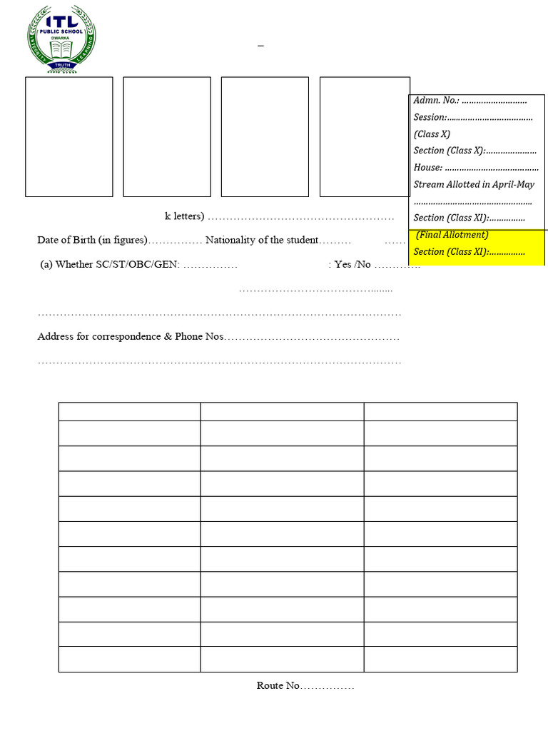 Final Stream Form | PDF