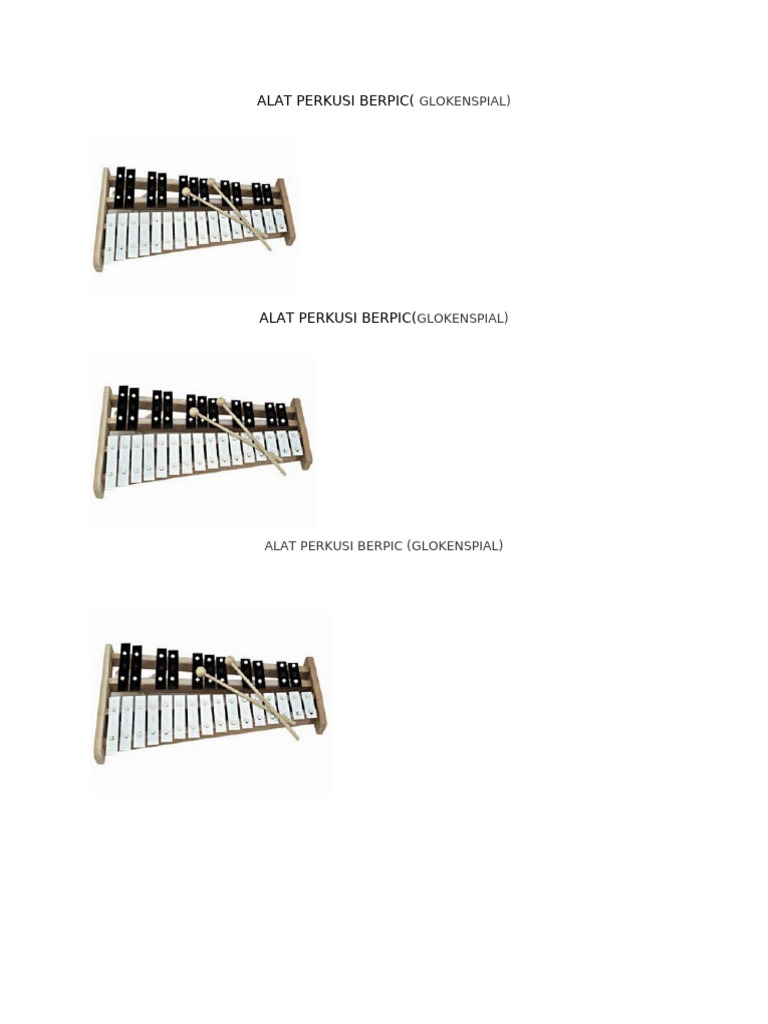 Alat Perkusi Berpic | PDF