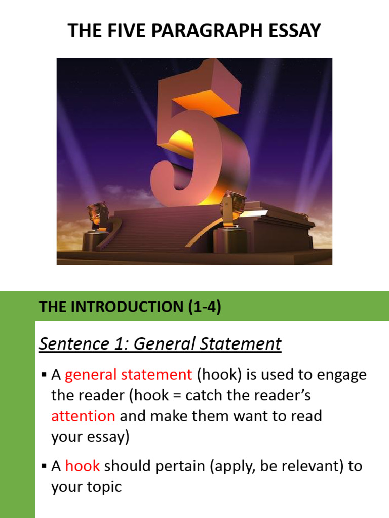 5-Paragraph Answer (Structure) | PDF | Essays