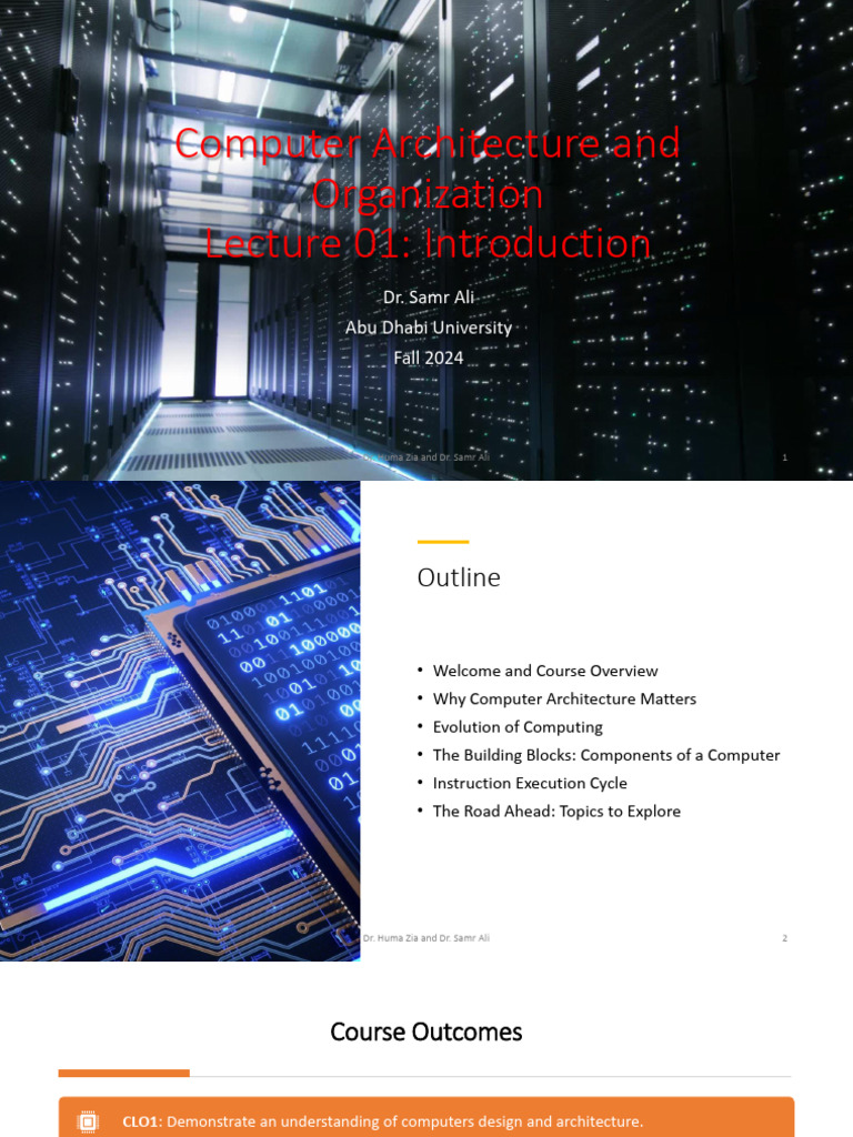 Topic 01 - Intro to Computer Architecture | PDF | Dynamic Random Access Memory | Central ...