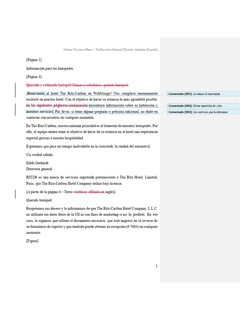 E4305 - de - Directorio Ritz-Carlton - Selena Navarro | PDF | Hotel ...