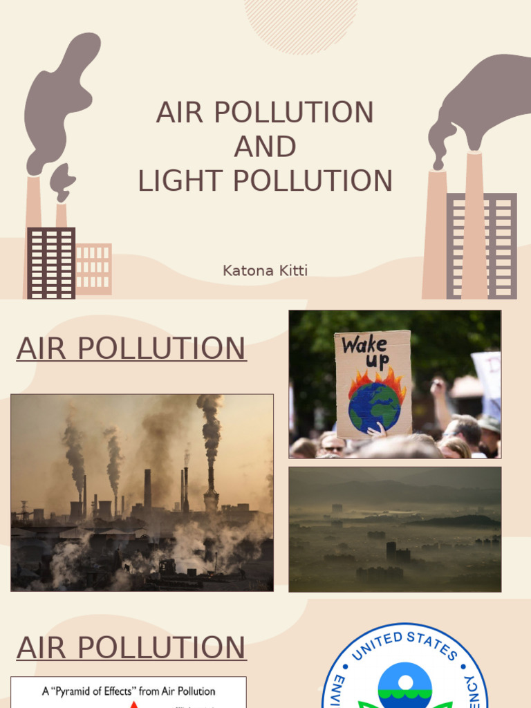 Air És Light Pollution Ppt 2.0 | PDF