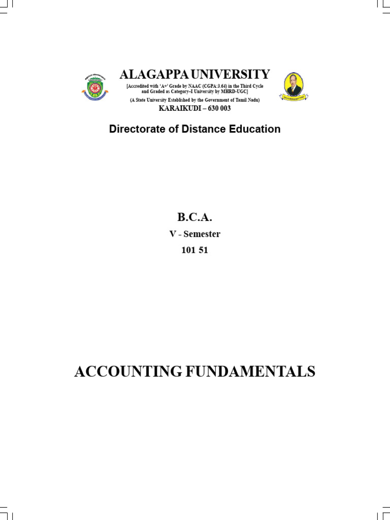 UG - BCA - Computer Applications - 101 51 - Accounting Fundamental ...