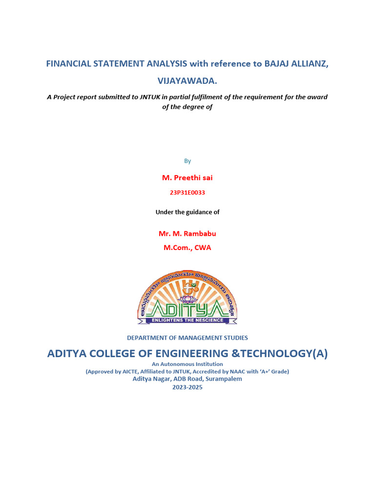 Preethi SAI Front Pages | PDF