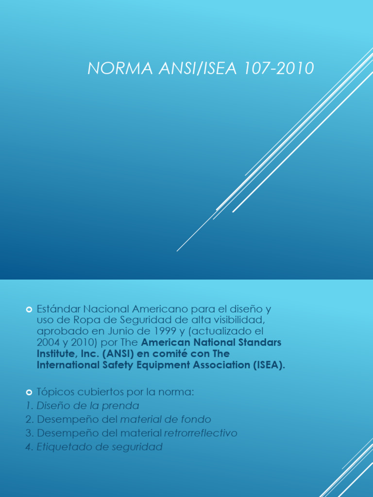 Norma-Ansi-Isea-Agl2010 | PDF