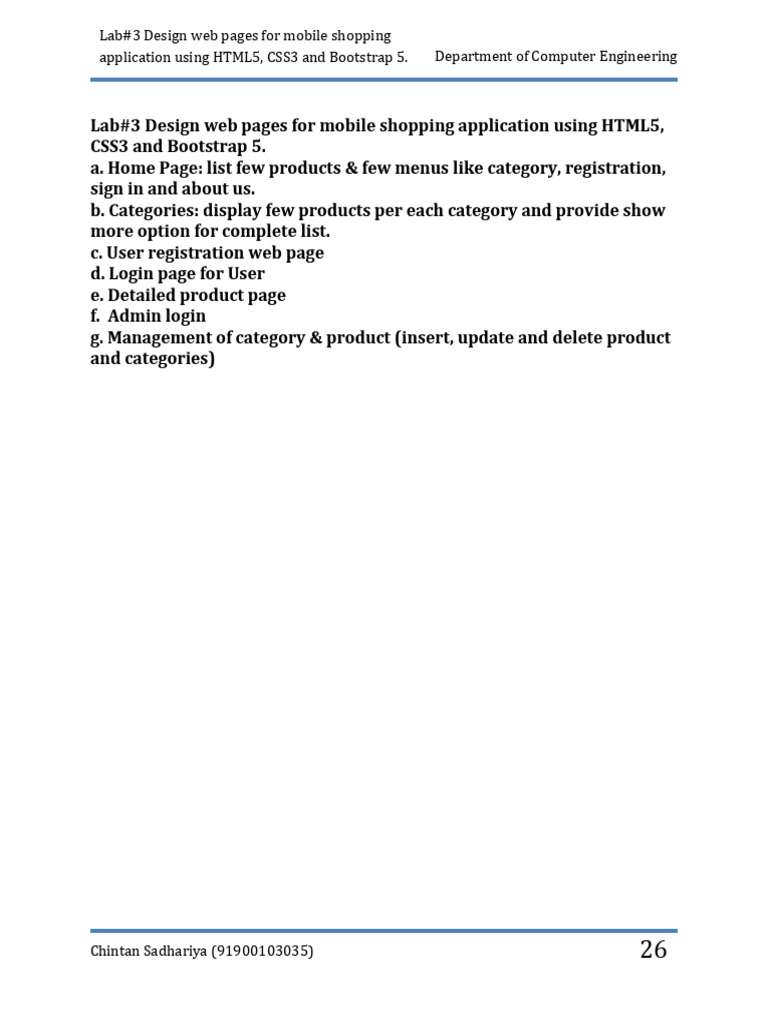 35-Lab#3 | PDF | Html5 | Application Software