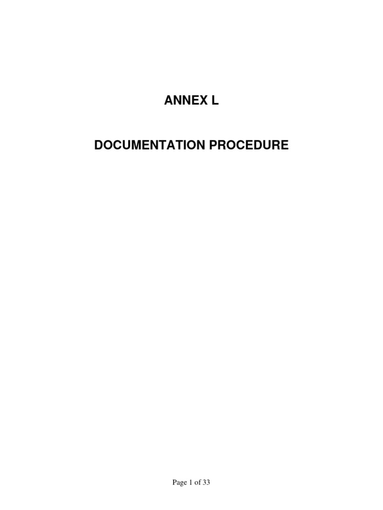 Annexe L Documentations | PDF | Specification (Technical Standard ...