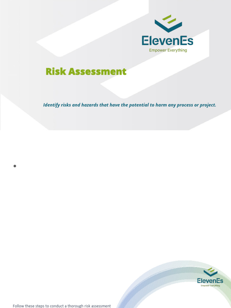 Risk Assessment Presentation | PDF