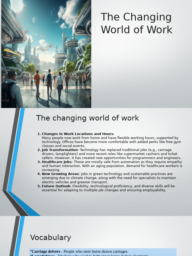 The Changing World of Work | PDF | Automation | Artificial Intelligence