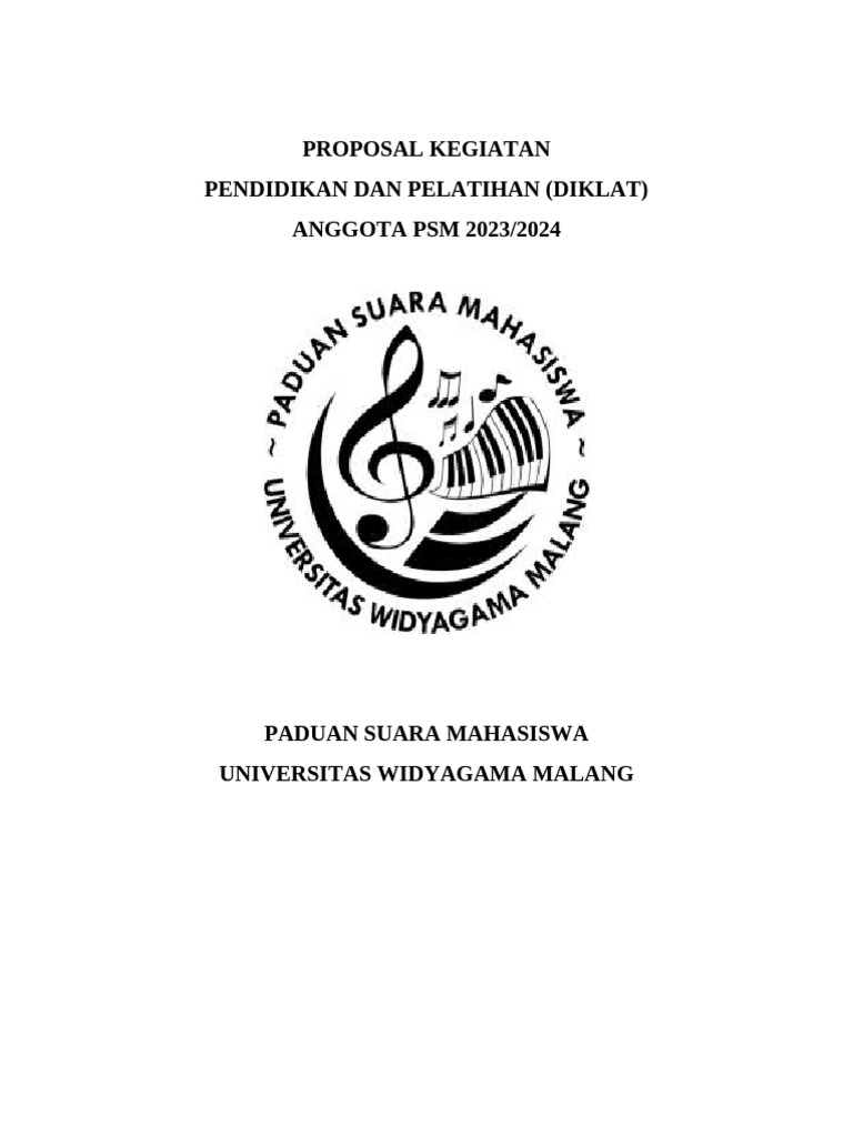 Proposal Kegiatan PSM | PDF